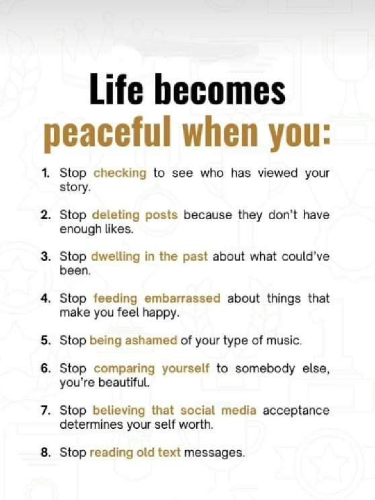 1 Life Becomes Peaceful | PDF