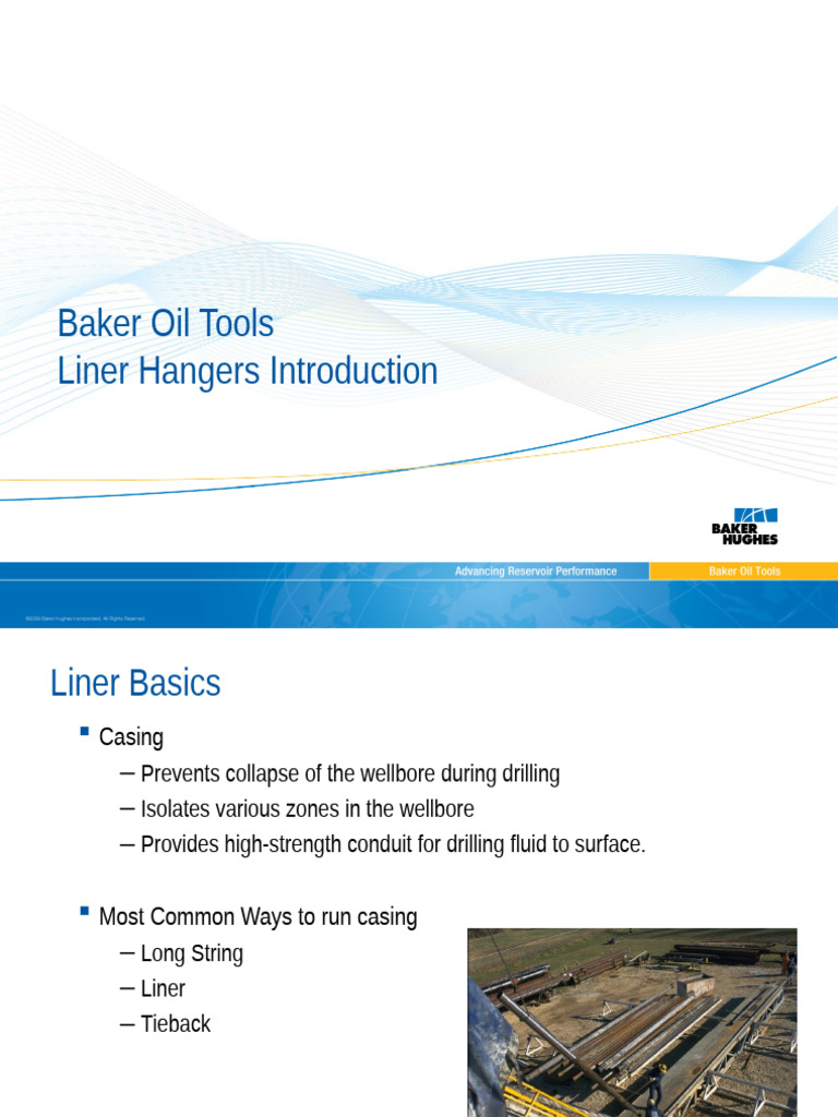 02 Introduction To Liner Hangers | PDF | Casing (Borehole) | Mechanical ...