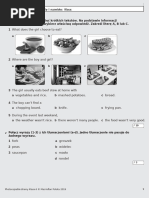 Sprawdzian Z Angielskiego Klasa 6 Unit 7 Evolution Plus PDF | PDF