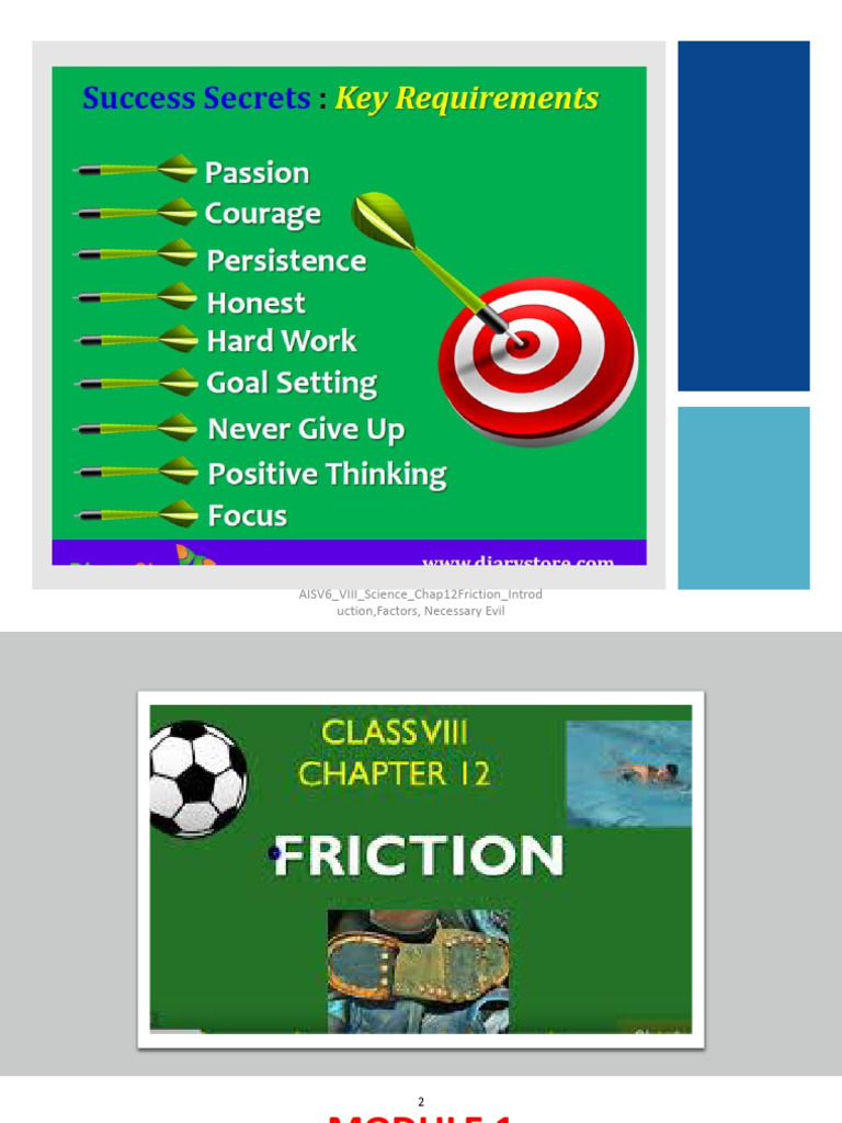 Chapter12 - Friction - PPT-1 - Introduction, Factors, Friction As Necessary Evil | PDF ...