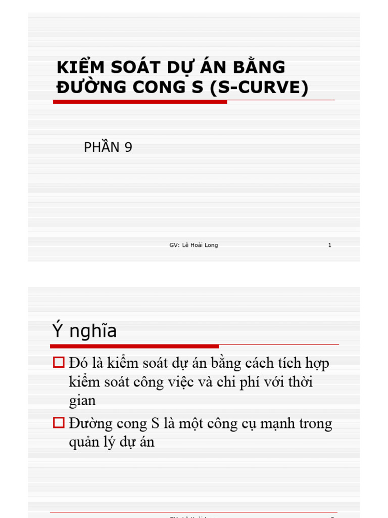 C10-Kiem Soat DAXD Bang Cac S Curve | PDF