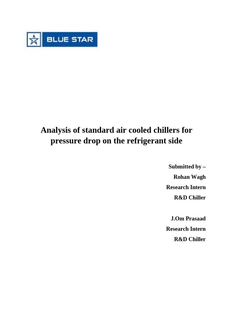 Purpose of Purge Units in Low-Pressure Chillers | PDF