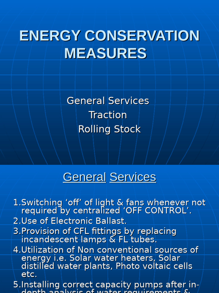 Energy Conservation | PDF | Pump | Capacitor