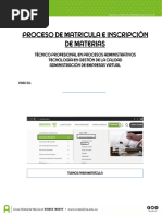 UNEV Instructivo para Seleccion PROBUS ACADEMY | PDF