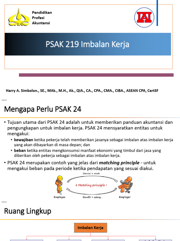 PSAK 219: Panduan Imbalan Kerja | PDF