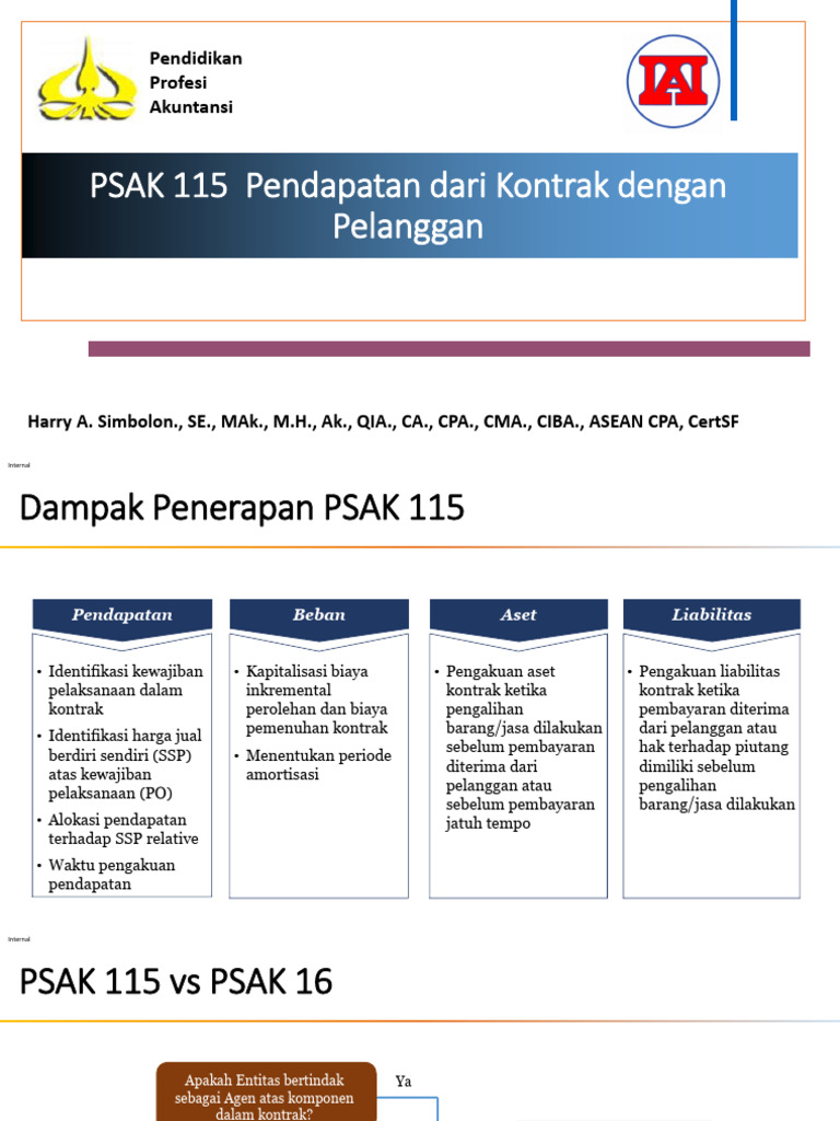 PSAK 115 Pendapatan | PDF