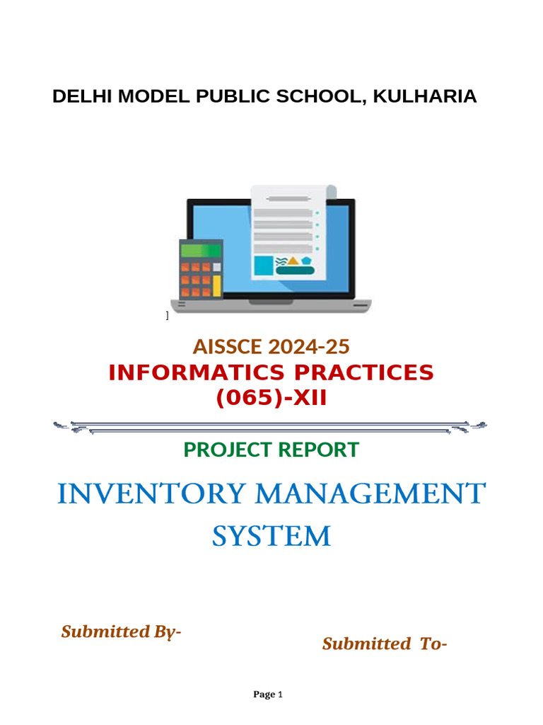 IP PROJECT PART 1 (EDITABLE) | PDF