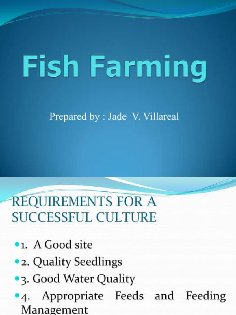 Fish Farming | PDF