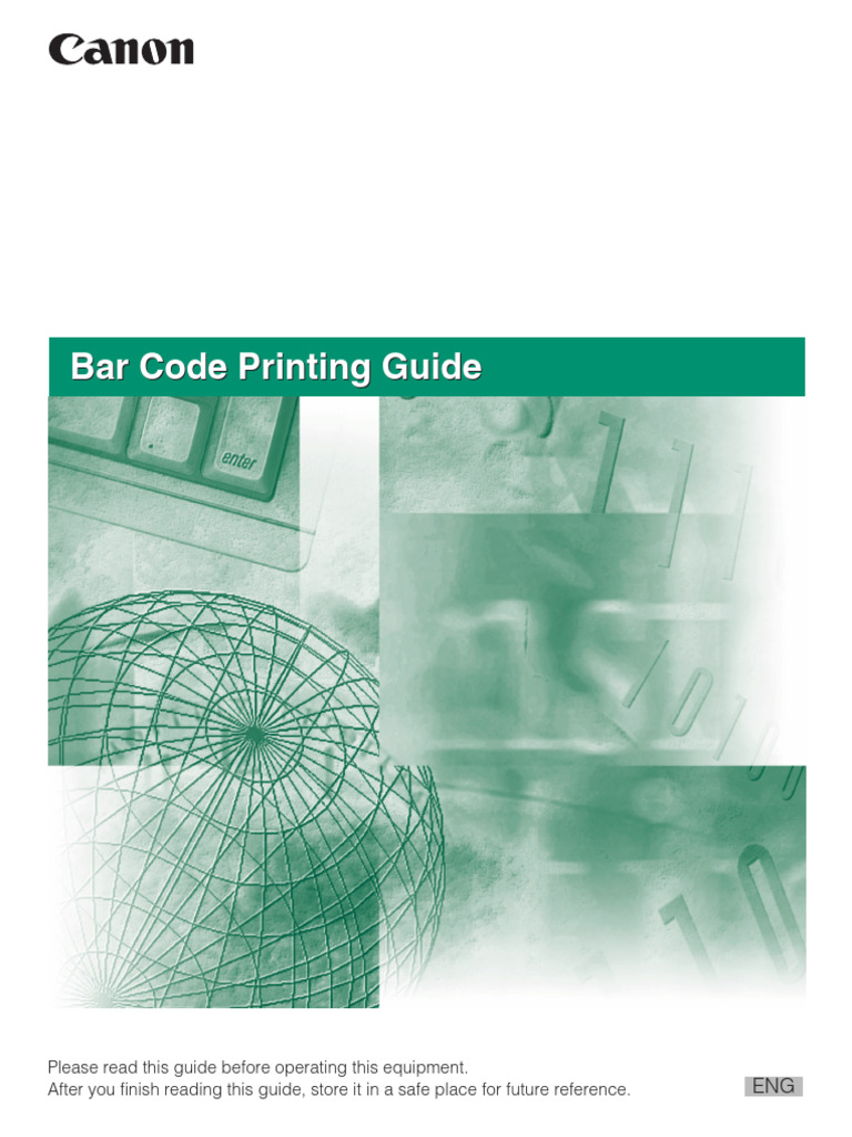 B_PRINTING_GUIDE_english | PDF | Universal Product Code | Menu (Computing)