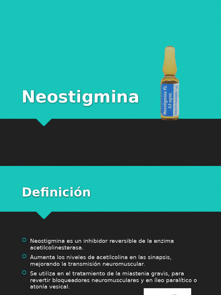 Neostigmina Presentacion | PDF