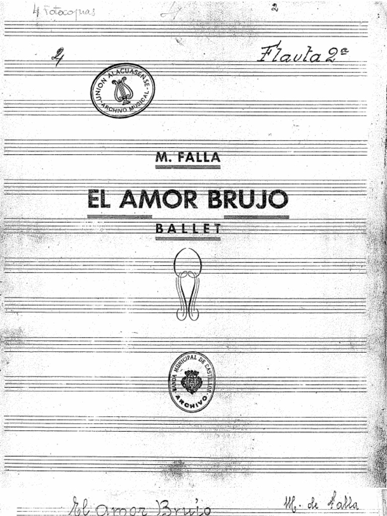 Flauta 2 El Amor Brujo para Banda | PDF