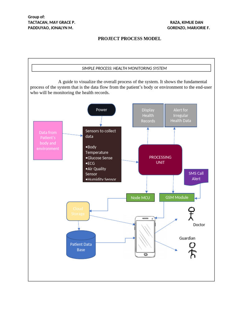 Health Monitoring System Proccess Model | PDF