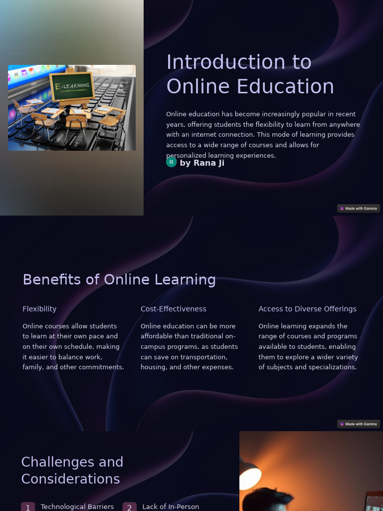 Introduction To Online Education | PDF | Educational Technology | Augmented Reality