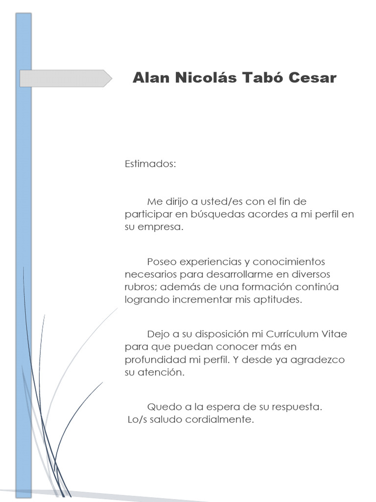 Alan tabo cv 2 | PDF