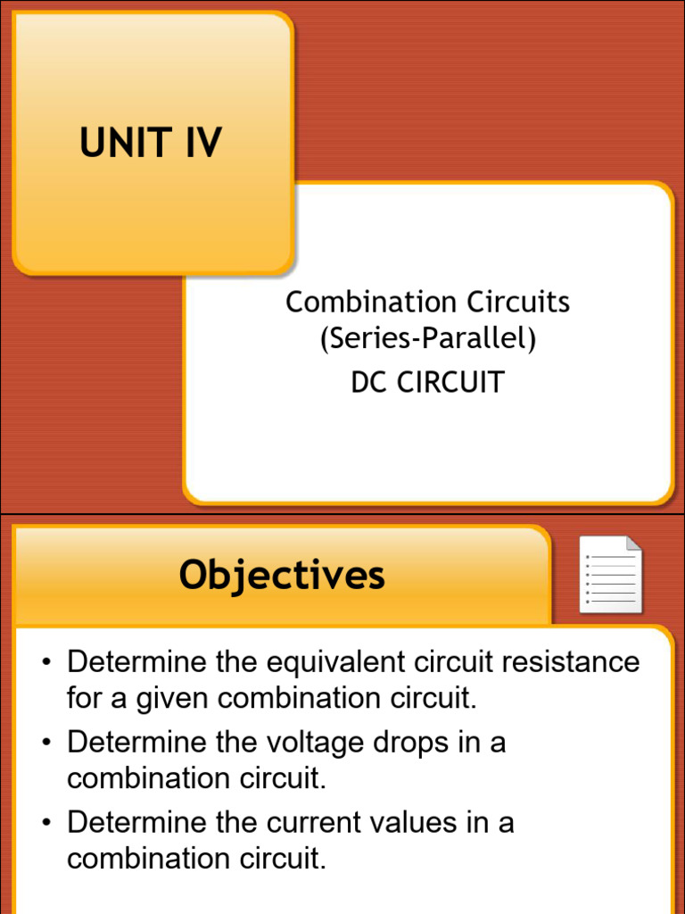 SHS DC Circuit COMBINATION | PDF | Series And Parallel Circuits ...