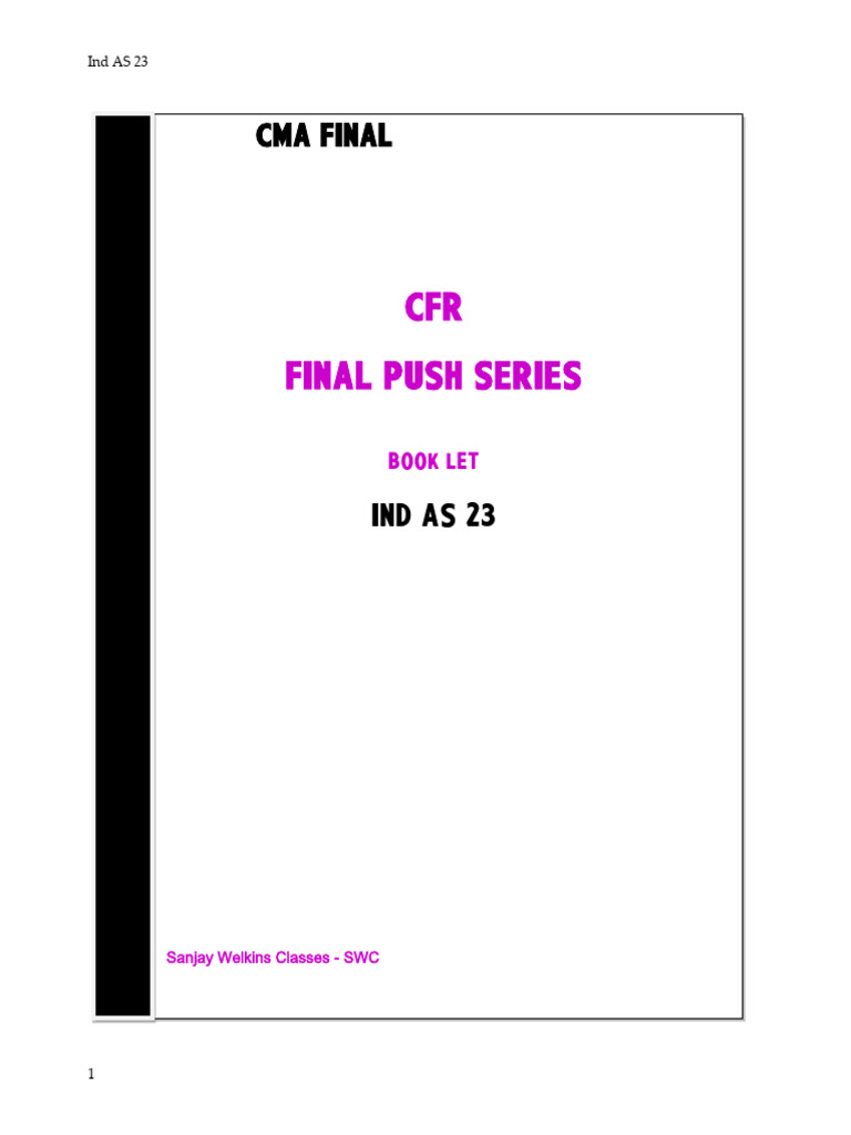 05 - Ind AS - 23 - New | PDF | Interest | Expense