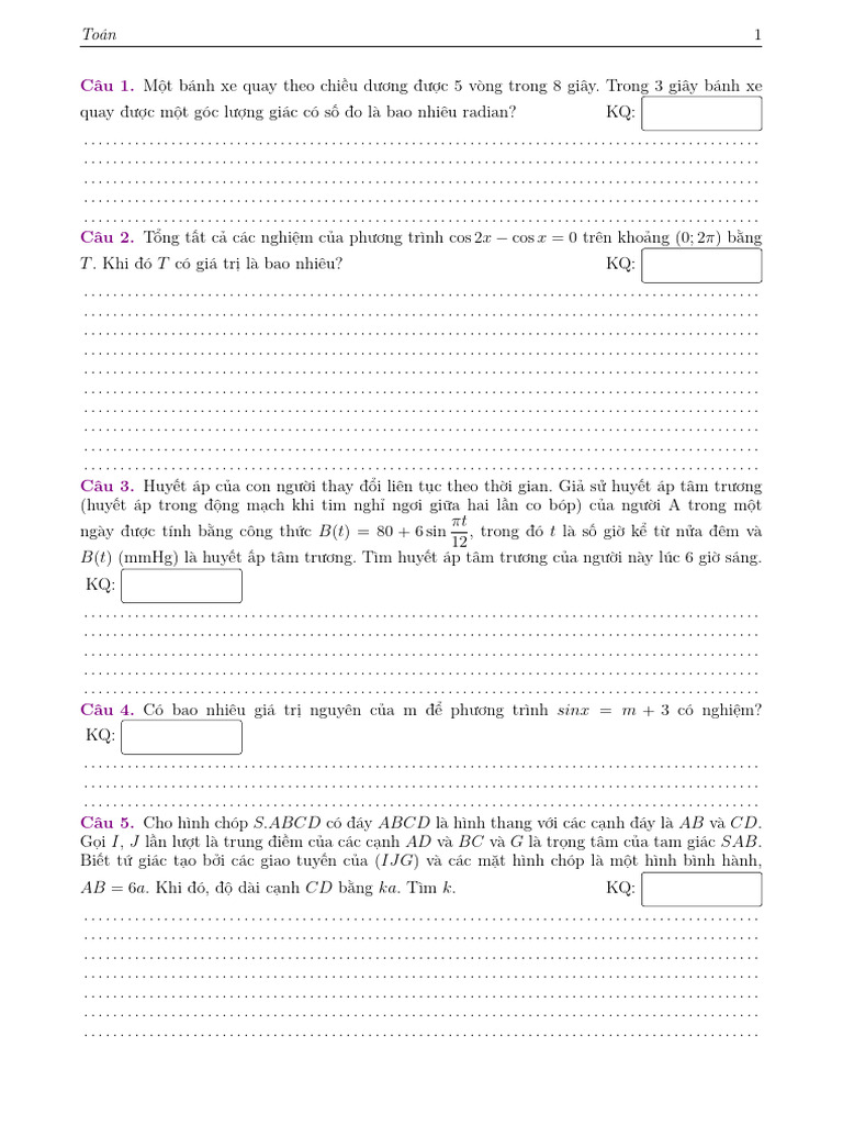 On Tap Phan Dien Khuyet | PDF