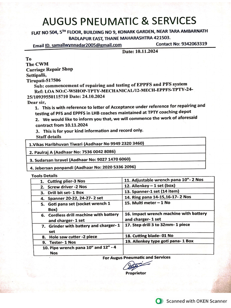 Tpty Aps Commencement LTR | PDF