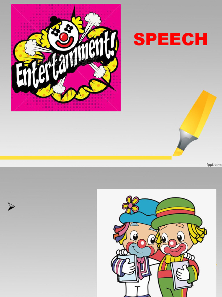 Crafting an Engaging Entertainment Speech | PDF