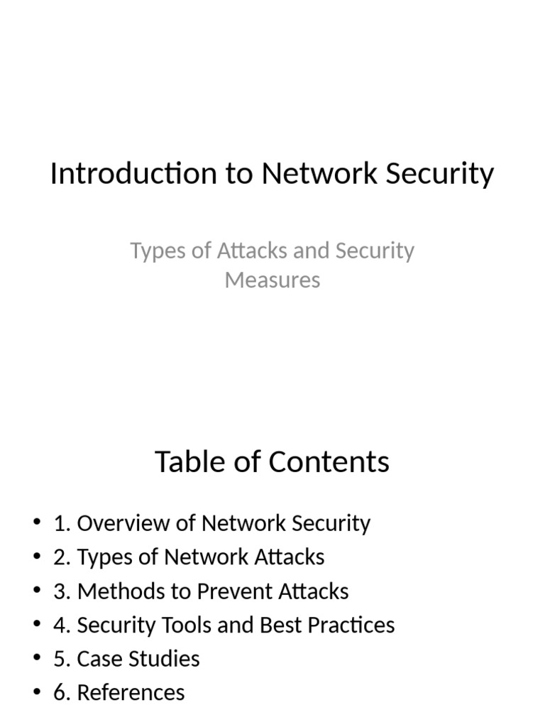 Introduction To Network Security | PDF | Security | Computer Security