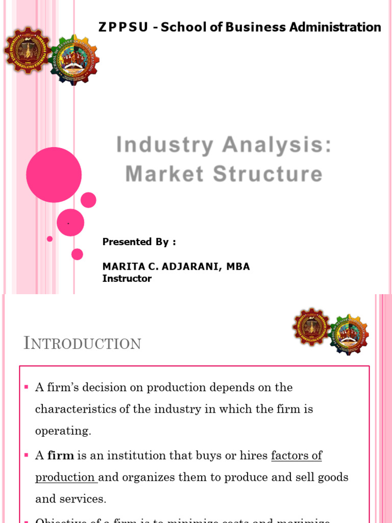 Bmc 312 Industry Analysis - Market Structure | PDF | Monopoly | Market (Economics)