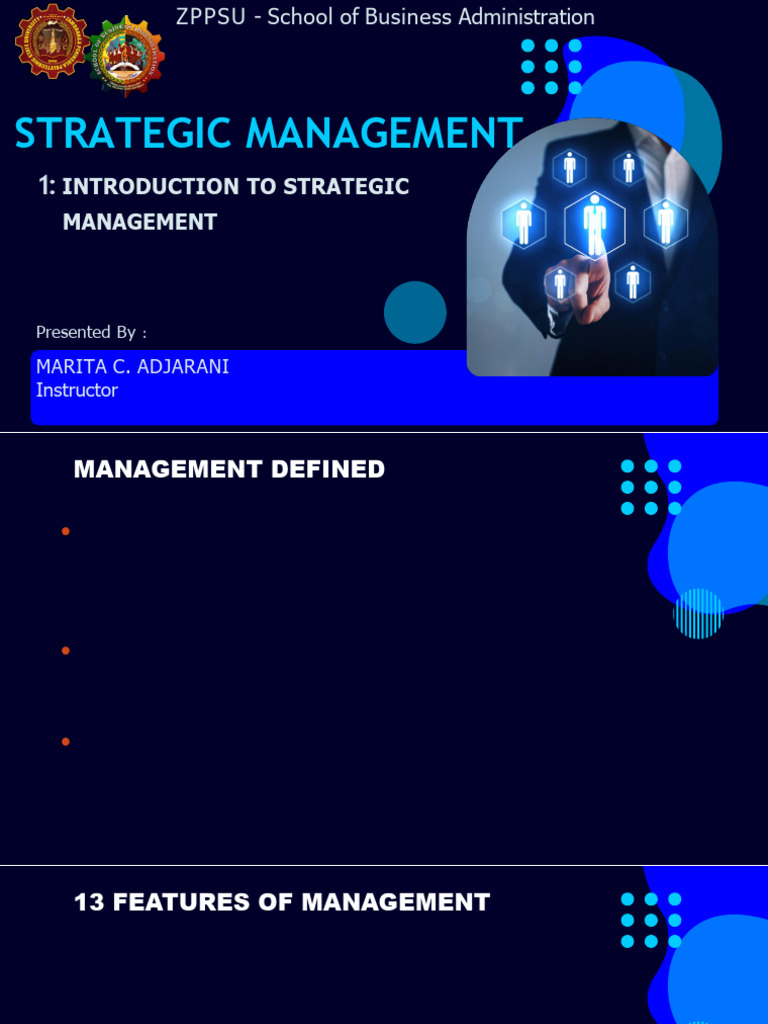 BMC 312 Unit 1 - Intro To Strat MGT | PDF | Strategic Management ...