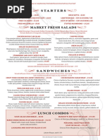 Donatos Carryout Menu | PDF | Pizza | Sausage