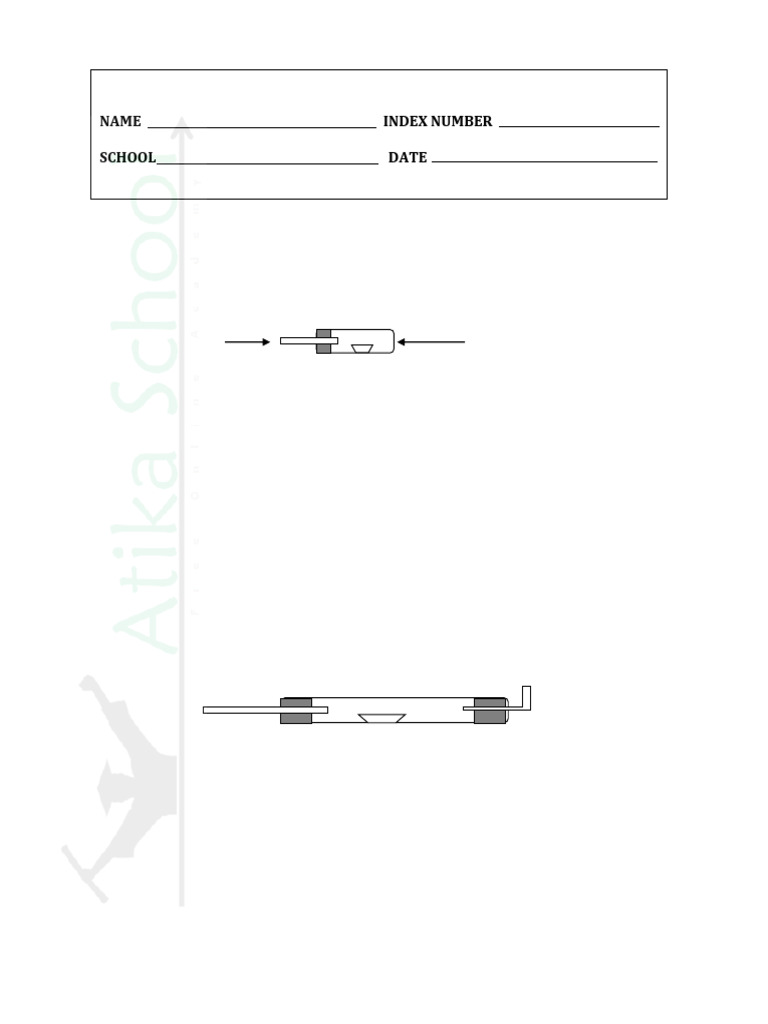 Water and Hydrogen Chemistry Form 1 Topical Questions and Answers | PDF ...