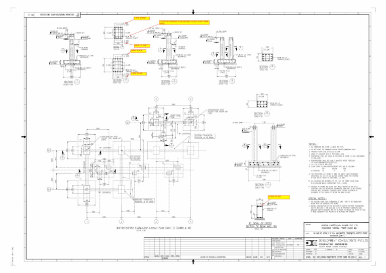 Buffer Hopper Tower FDN (Unit-1b) | PDF