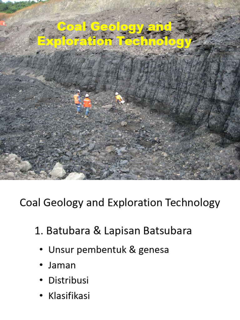 Geologi Batubara & Teknologi Eksplorasi PDF | PDF