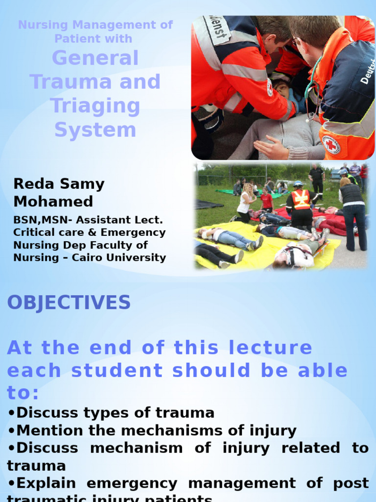 General Trauma and Triage | PDF | Psychological Trauma | Emergency ...