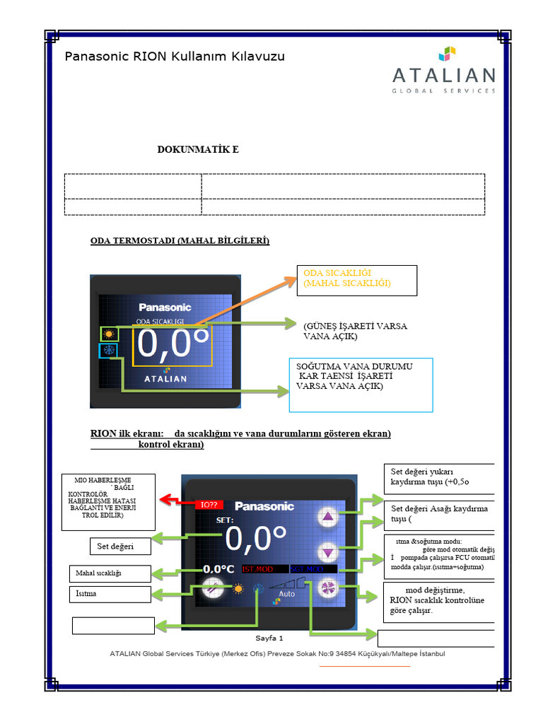 RION Kullanım Kılavuzu | PDF