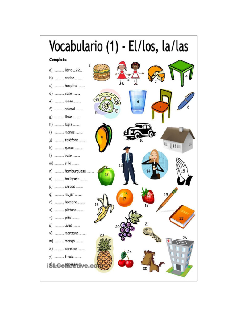 Articulos Definidos e Indefinidos 4° y 3° | PDF