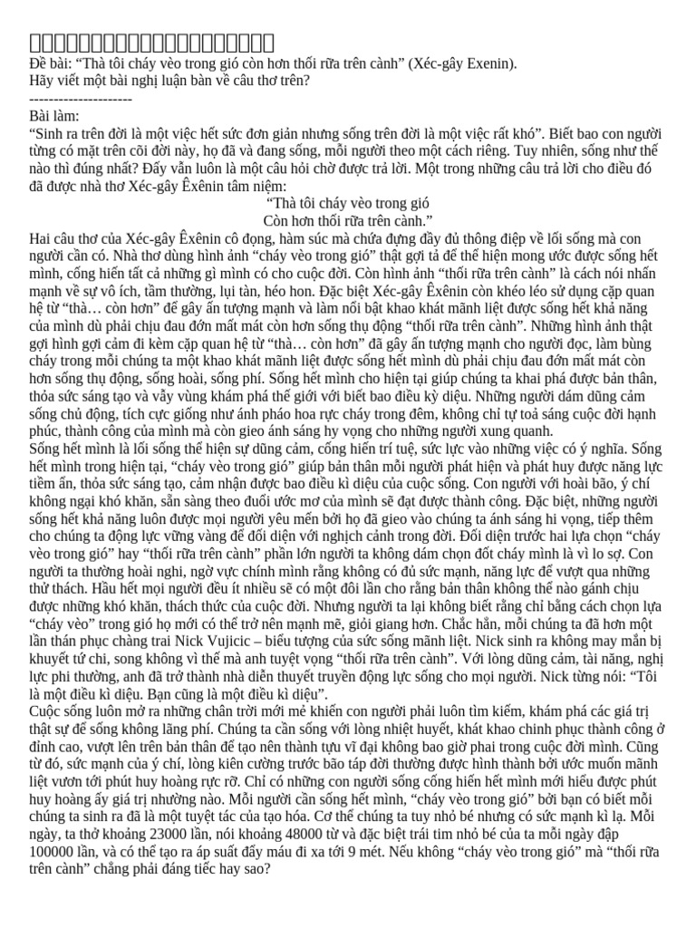 TÀI LIỆU ĐỀ NLXH | PDF