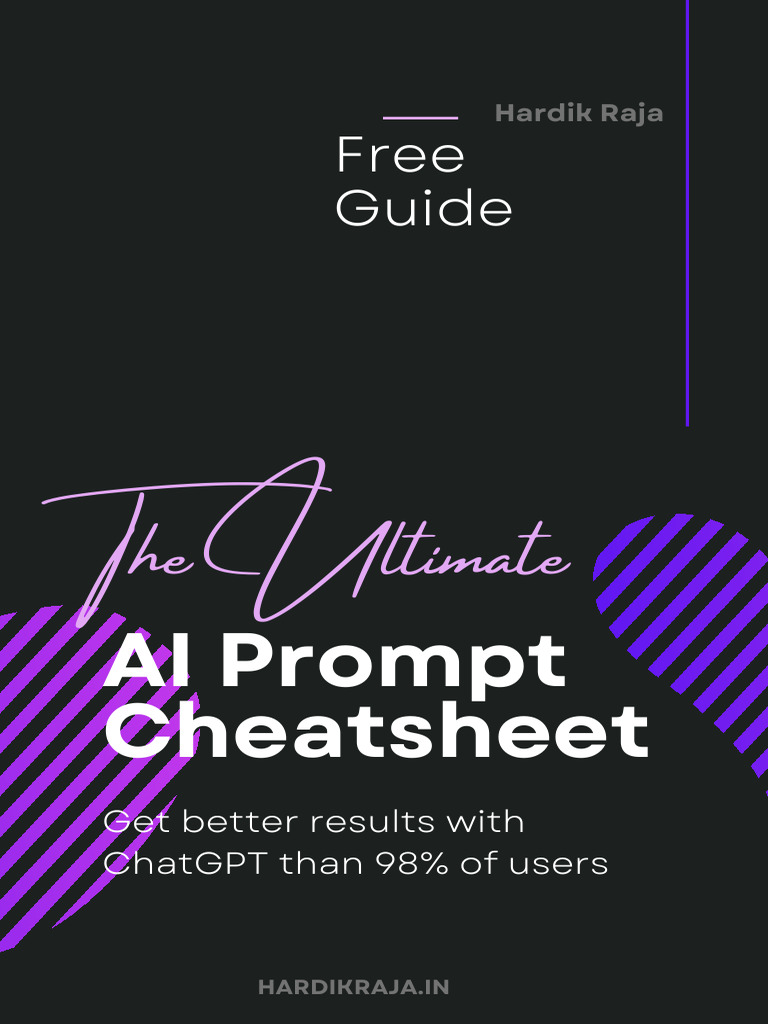 Ai Prompt Cheatsheet V 2 Pdf