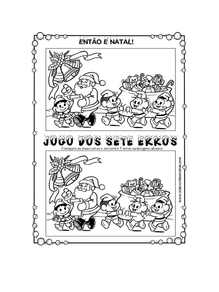 Jogo Dos Sete Erros Natal | PDF