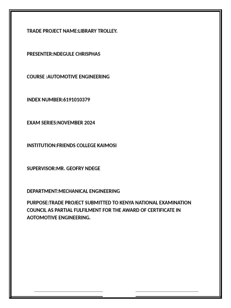CHRISPHAS TRADE PROJECT | PDF | Piston | Tire