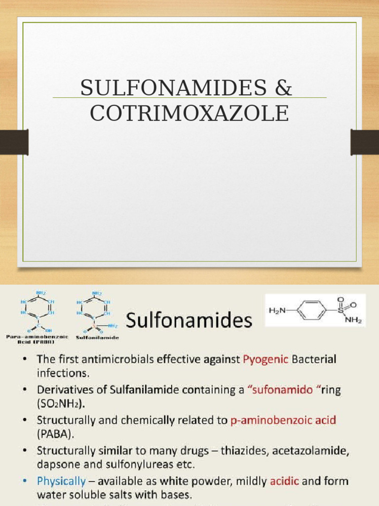 Sulfonamides | PDF