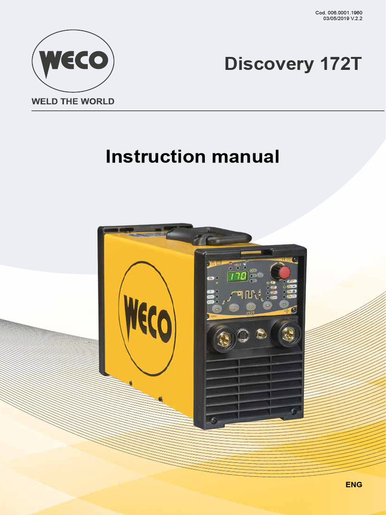 WECO Discovery 172T | PDF | Electrical Connector | Welding