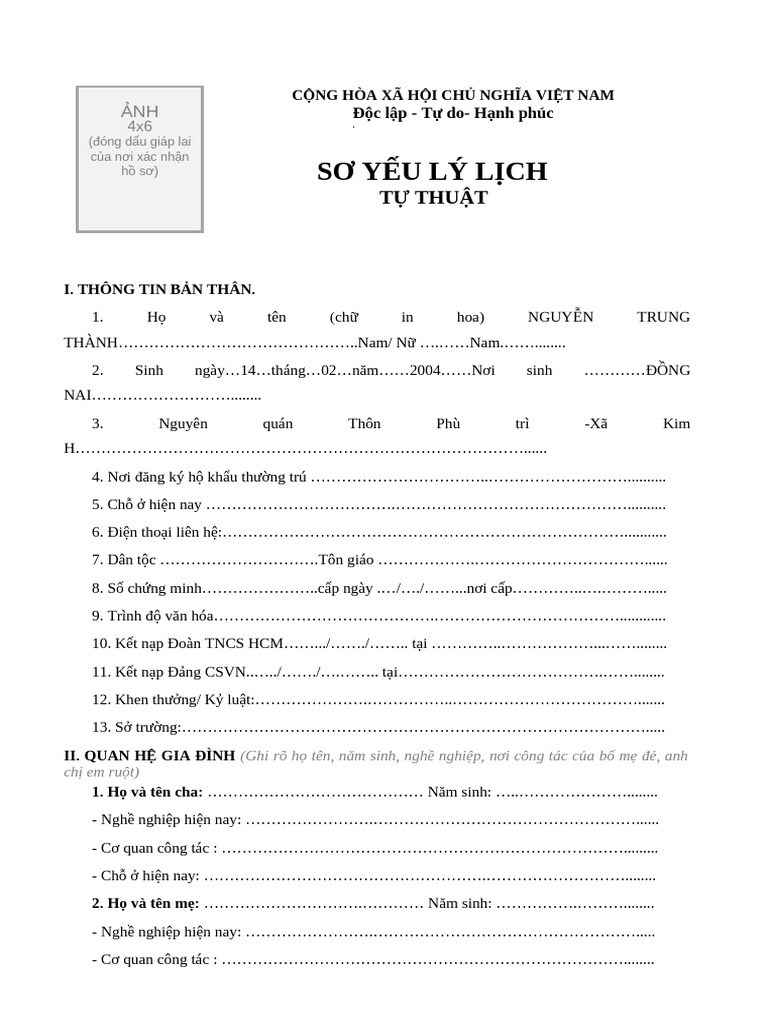 So Yeu Ly Lich | PDF