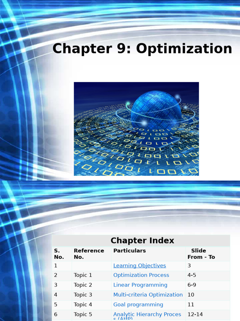 IMTC634 - Data Science - Chapter 9 | PDF | Linear Programming ...
