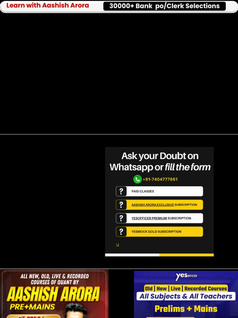 IBPS PO Pre 50 Arithmetic Questions PDF by Aashish Arora | PDF | Prices | Speed