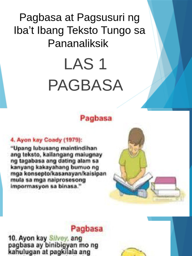Las 1 Pagbasa | PDF