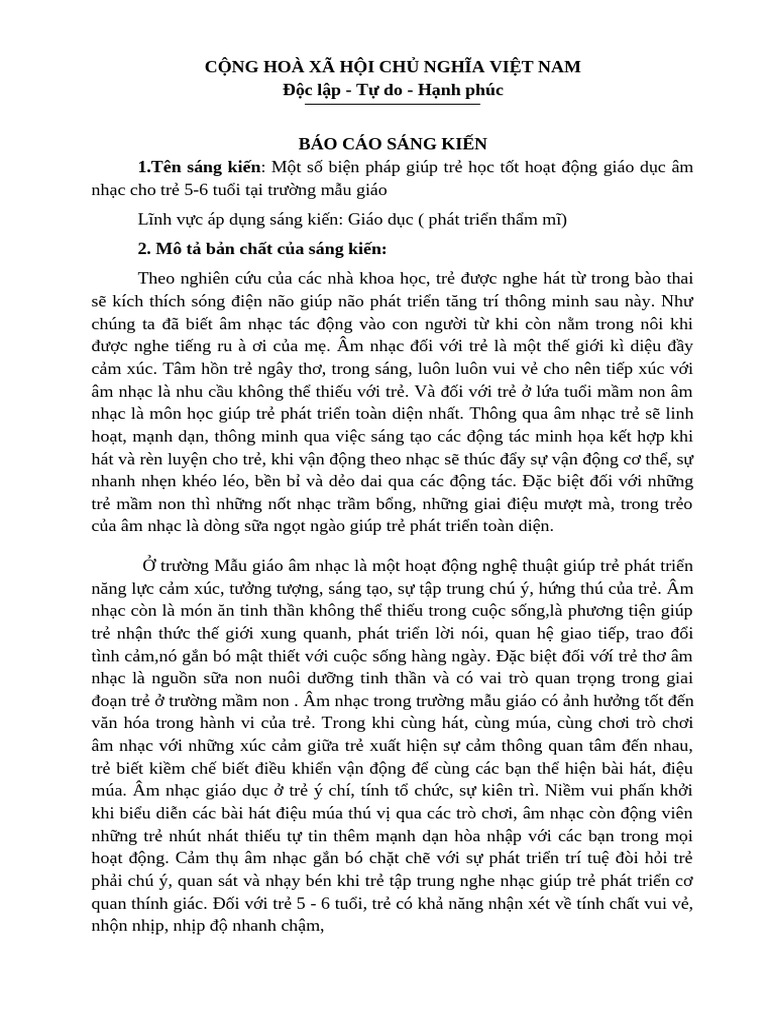 SKKN 2023-2024 | PDF