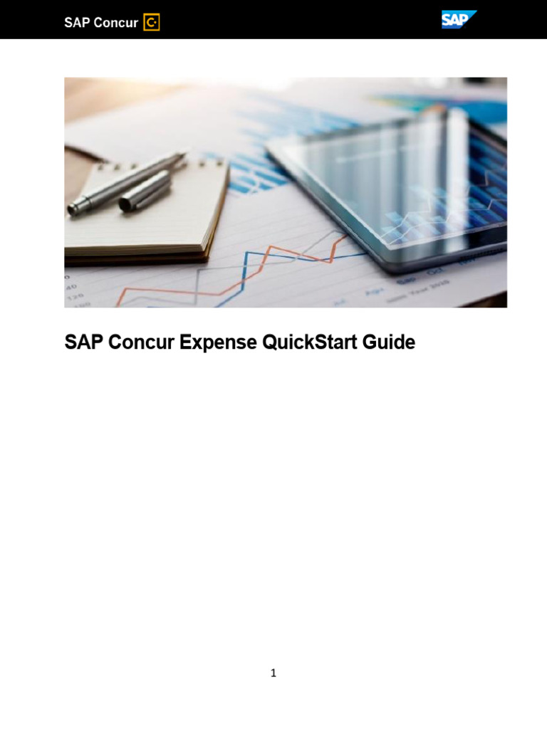 Cte en Us Exp SAP Concur Expense QuickStart Guide Final Horizon | PDF | Credit Card | Fuel ...