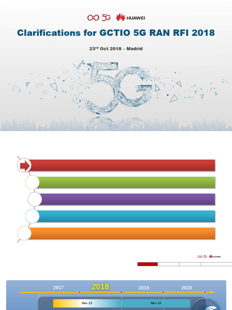 GCTIO 5G RAN RFI 2018 Overview | PDF | Duplex (Telecommunications ...