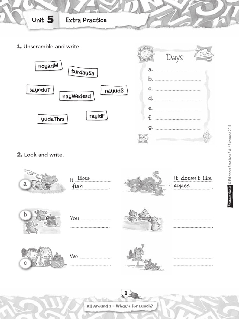 u5_Extra_Practice | PDF