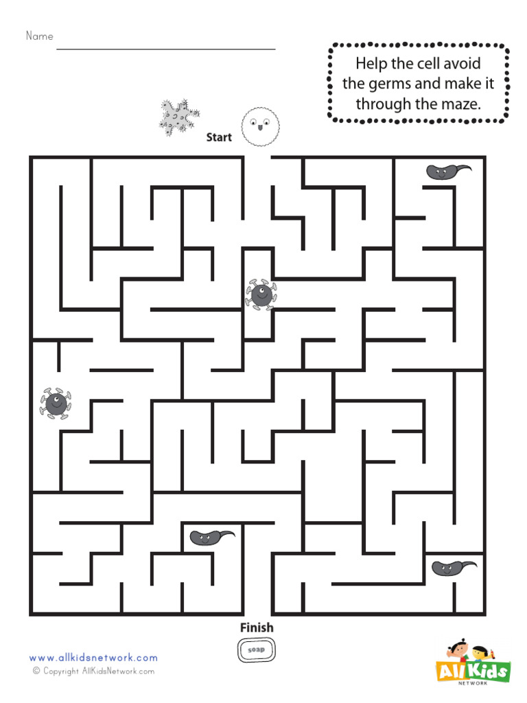 Maze for kids easy | PDF