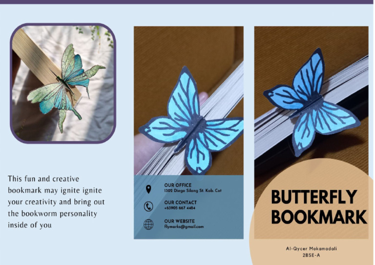 Butterfly bookmark | PDF