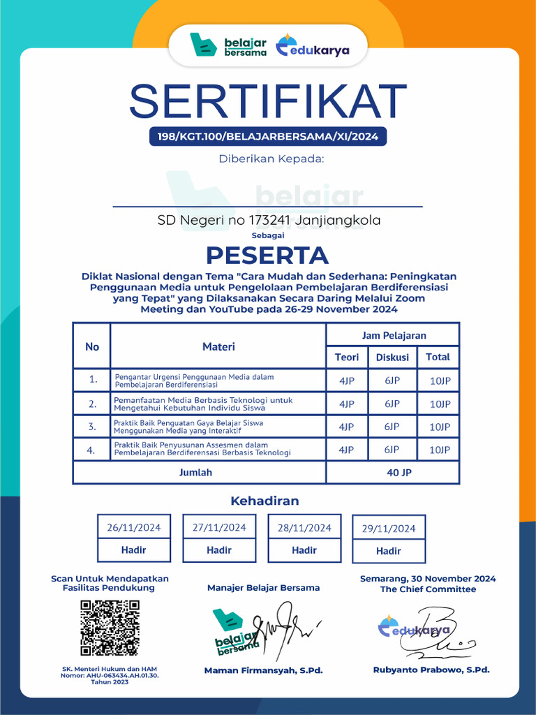 Sertifikat_Denni_3 | PDF